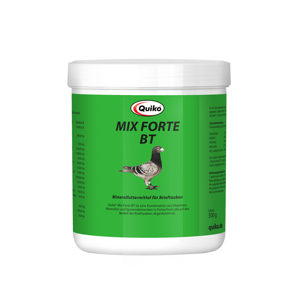 Quiko Mix Forte BT - Mineralfuttermittel für Brieftauben
